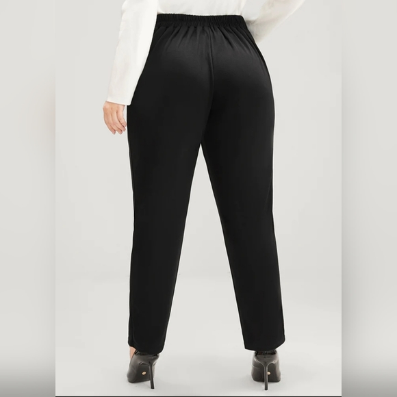 BloomChic | Pants & Jumpsuits | Bloomchic Solid Elastic Waist Pocket Leggings Black Size 822x ...